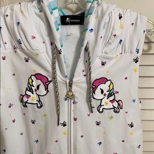tokidoki | Jackets & Coats | Rare Tokidoki Unicorn Stellina Zipper Vest ...